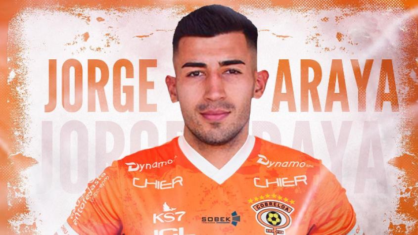 Cobreloa refuerza su mediocampo con Jorge Araya para la segunda rueda de la Primera B 2023 | T13